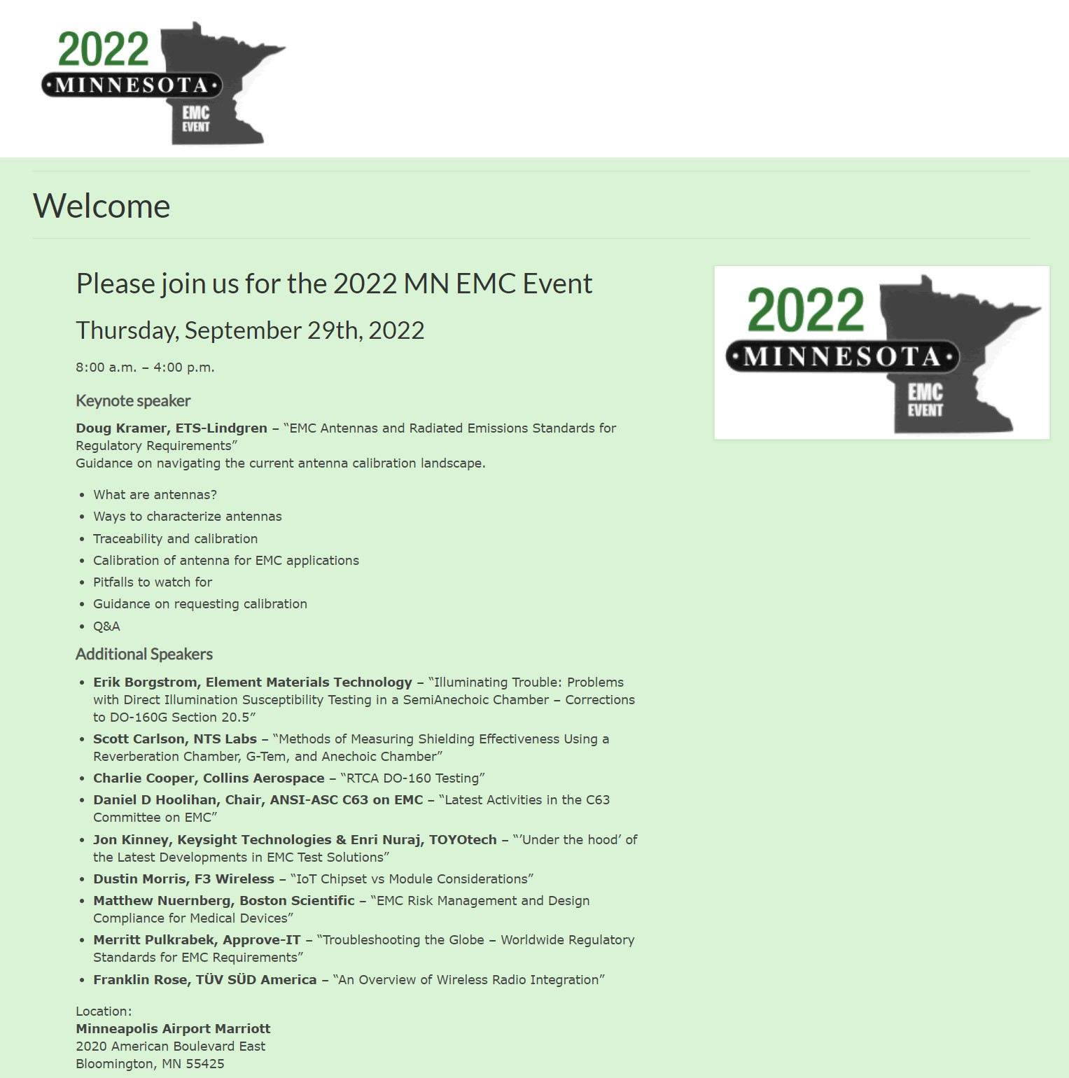 News Flash: TOYO is Presenting at the EMC Minnesota Event - TOYOTech